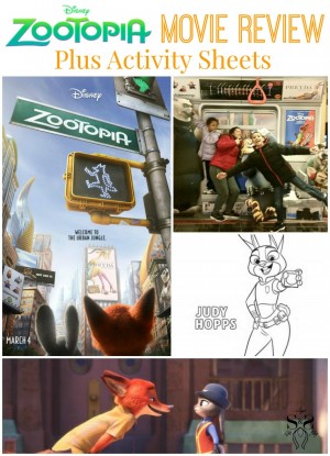 Disney’s Zootopia Movie Review + Activity Sheets – Life With Jay Simms
