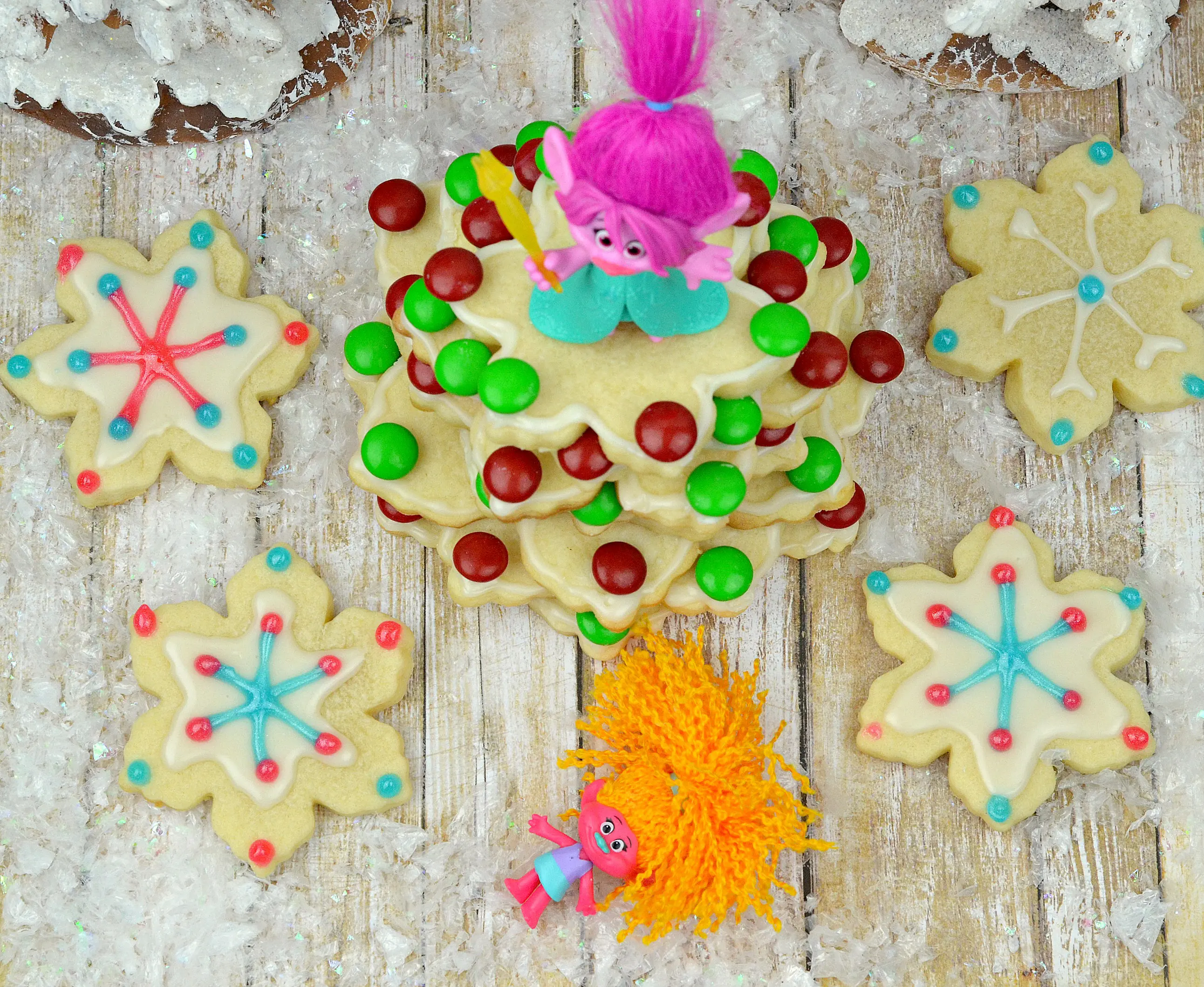 Trolls Sugar Cookie Christmas Tree - Life With Jay Simms
