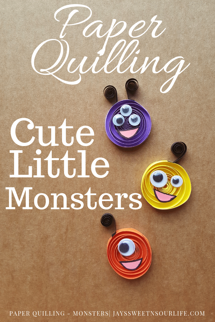 Paper Quilling: Halloween Monsters – Life With Jay Simms