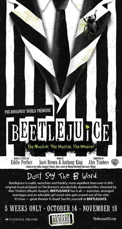 Beetlejuice The Musical Review - The National Theater in DC - Life With ...