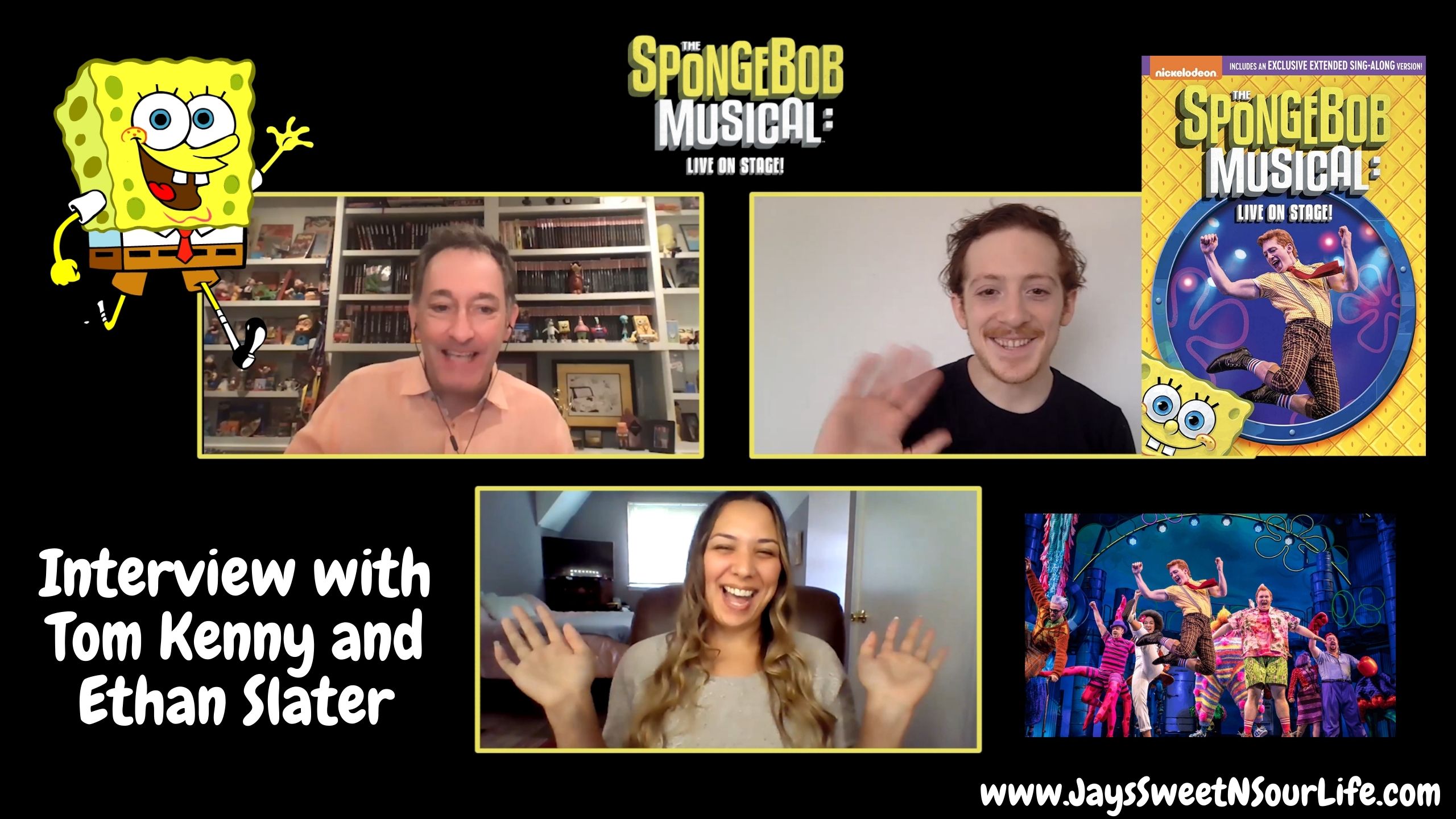 The Spongebob Musical Live On Stage Interview With Tom Kenny And