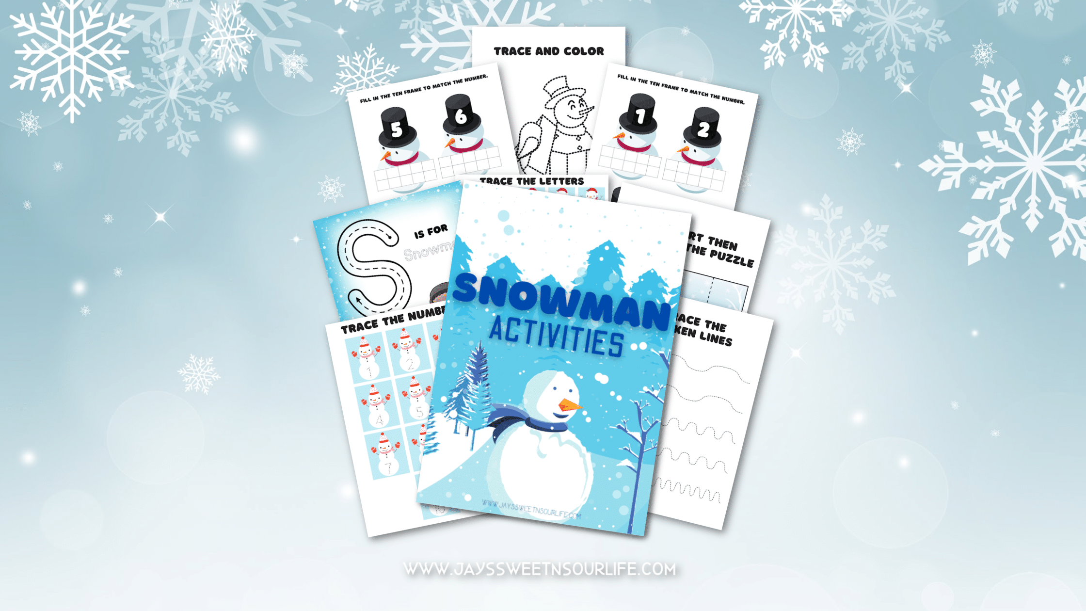 Free Snowman Printables | Preschool Snowman Activities – Life With Jay ...