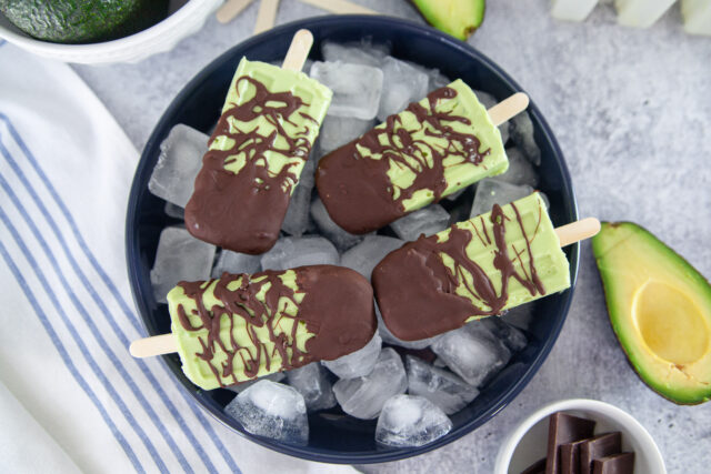 Chocolate Dipped Avocado Popsicles – Life With Jay Simms